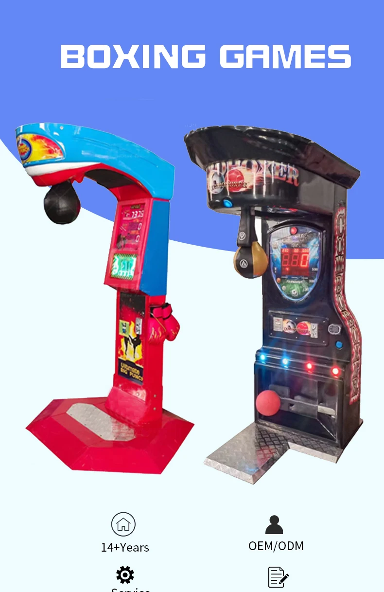 Coin Operated Arcade Interactive Electronic Boxing Game Machine Boxing ...