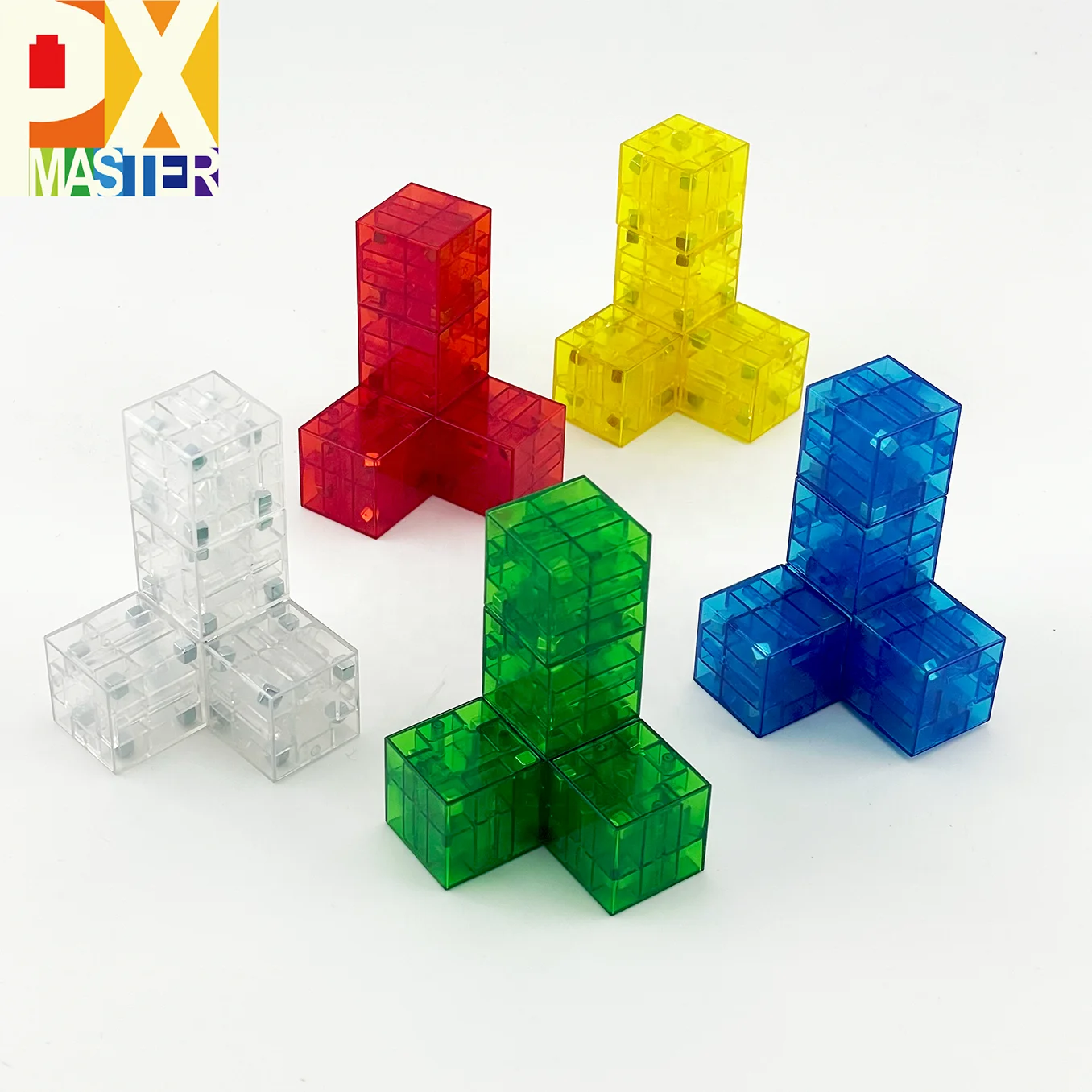 Transparent Magnetic Building Block Set Cubes Puzzle Building Set - Buy ...