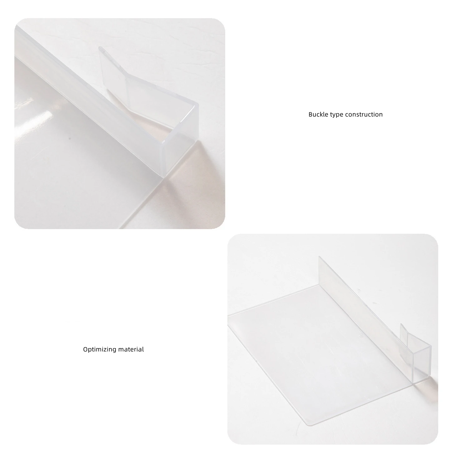 Hot Sale 2 Pieces Transparent Storage Rack Dividers Cabinet Dividers ...