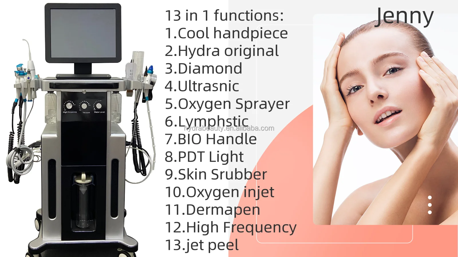 12 In 1 Diamond Peeling H2o2 Water Jet Aqua Care Hydra Dermabrasion ...