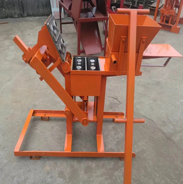 Rf Manual Clay Interlocking Brick Machine By Hand Pressed Non-burning ...