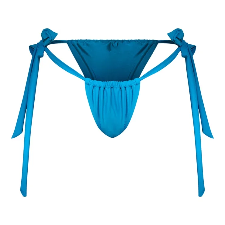 Black Knit Sexy String Young Girls In Transparent Crotchless Waist ...