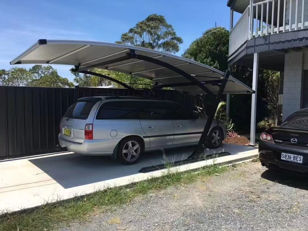 Modern Free Standing Carport Polycarbonate Roofing Aluminum Frame ...