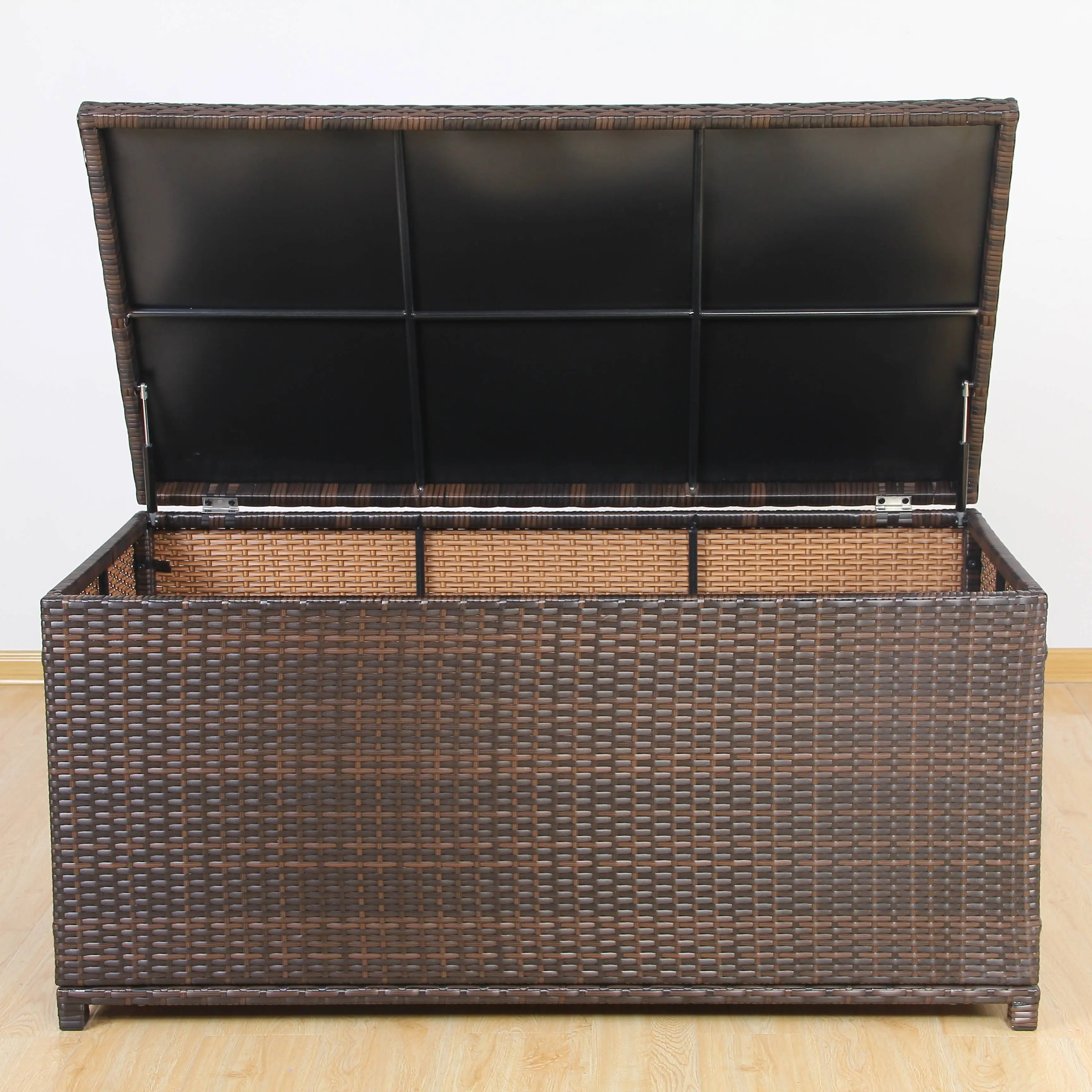 Yoho Rattan Outdoor Garden Modern Wicker Rattan Container Large Storage ...