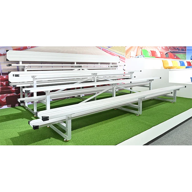 Aluminum Bench Movable Stadium Aluminum Portable Outdoor Bleacher ...