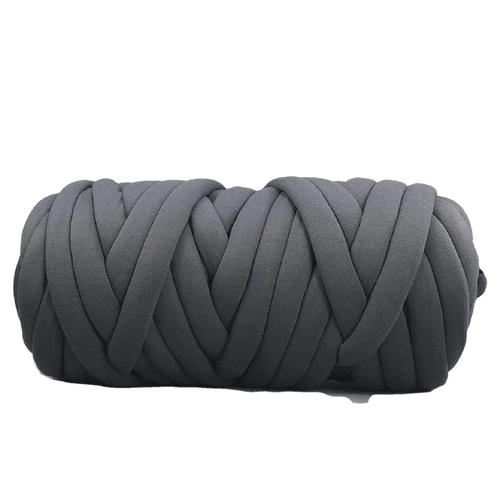 1000G Chunky Core Polyester Yarn Thick Soft Big Hand Knitting Tubular ...