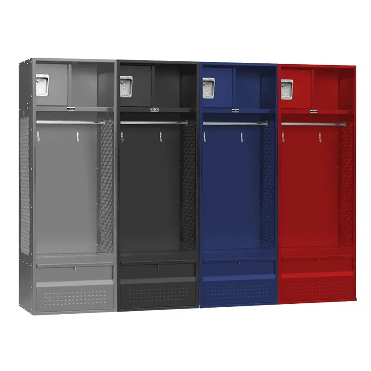 Durable Football Open Steel Sports Lockers for Schools