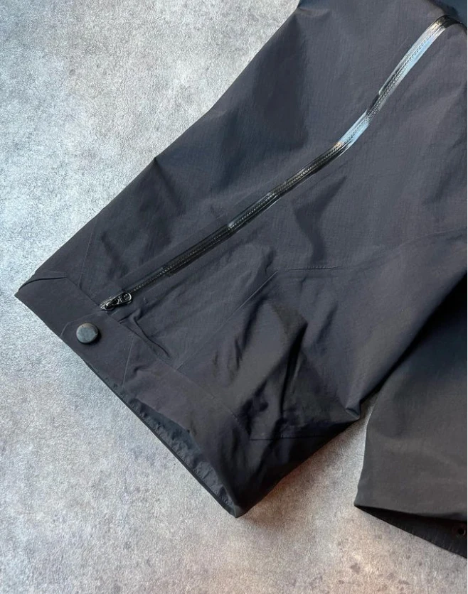 Shop High Quality Man Black Loose Oversize Zipper Track Pants