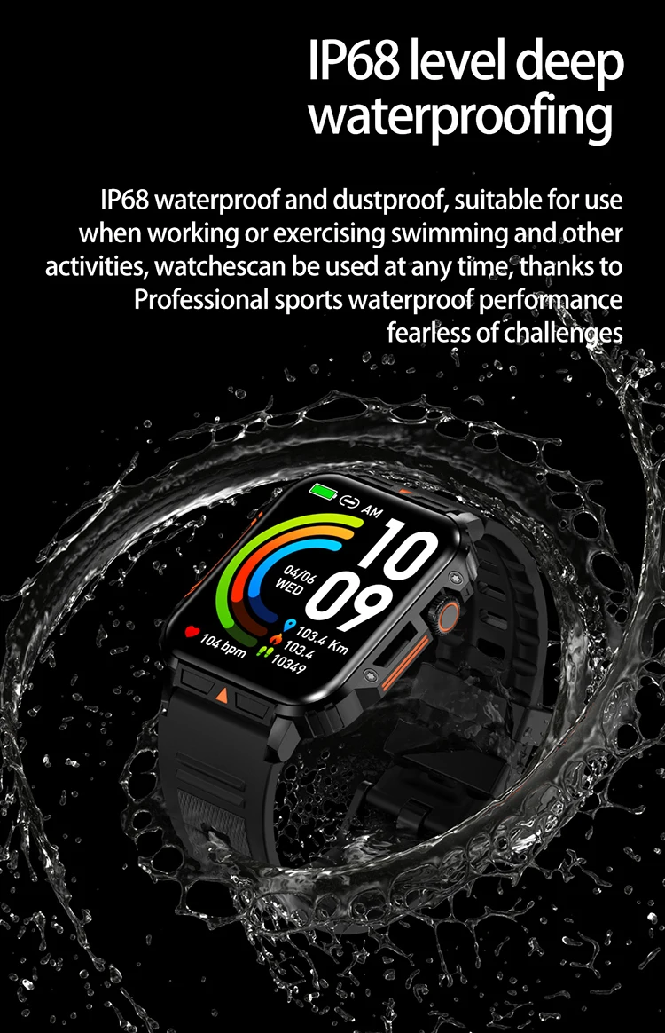 L81 Smart Watch with Heart Rate & Blood Pressure Monitoring - Full ...