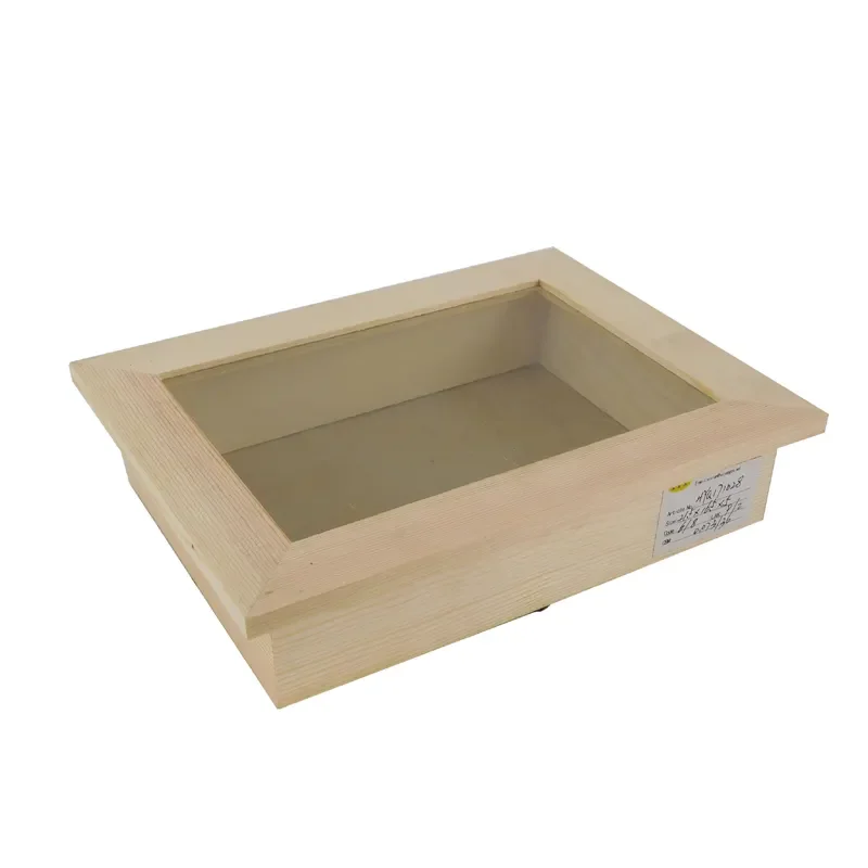 Natural Wooden Shadow Box Photo Photography Picture Frame Display Case ...
