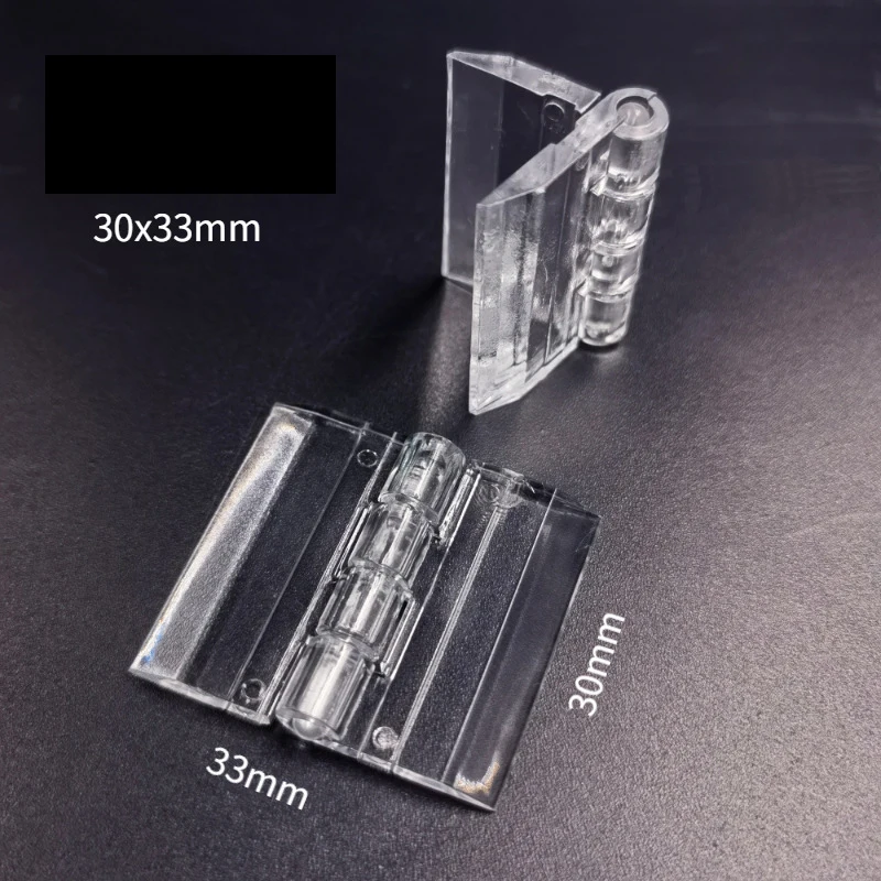 Clear Acrylic Box - Hinge Display Storage Case Plastic Hinge