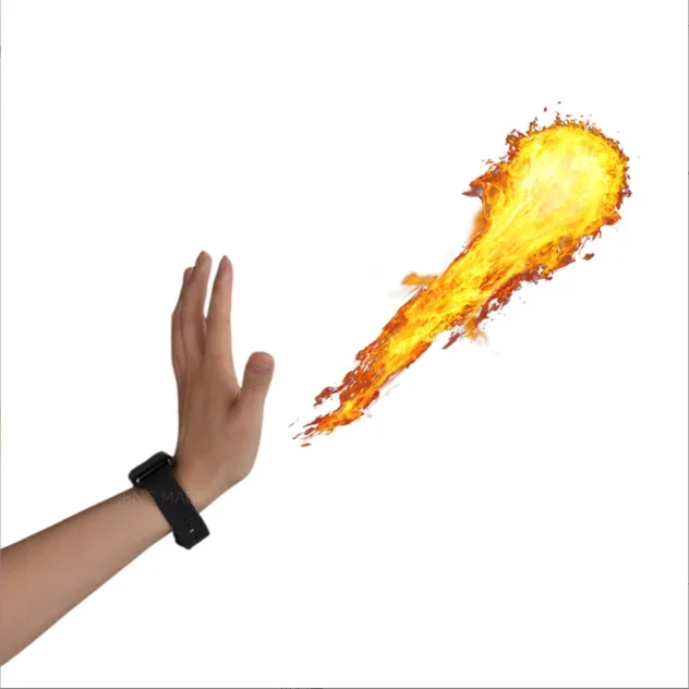 MINI FIRE WATCH Remote Control Fire Magic Props Fun Party