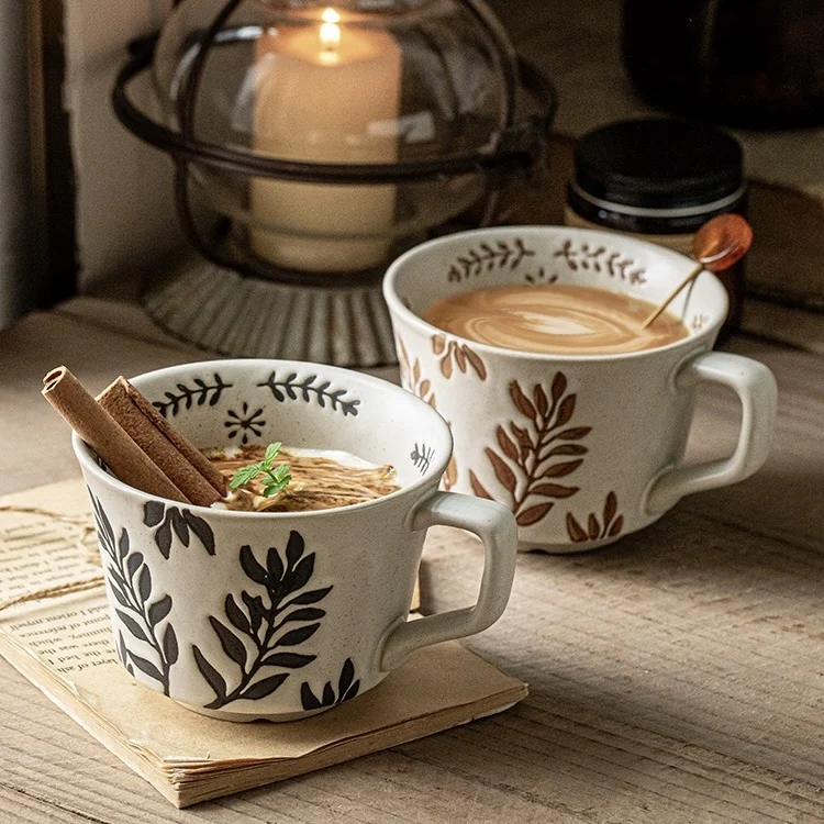 Coffee Mug Modern Geometry Applique Custom Tea Mugs Wholesale ...