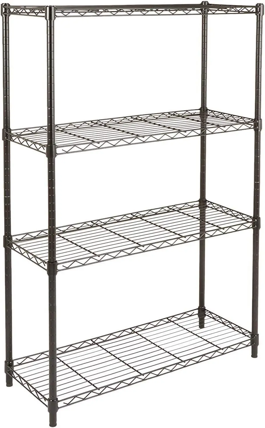 5 Wire Shelving Metal Storage Rack Adjustable Shelves Standing Storage ...