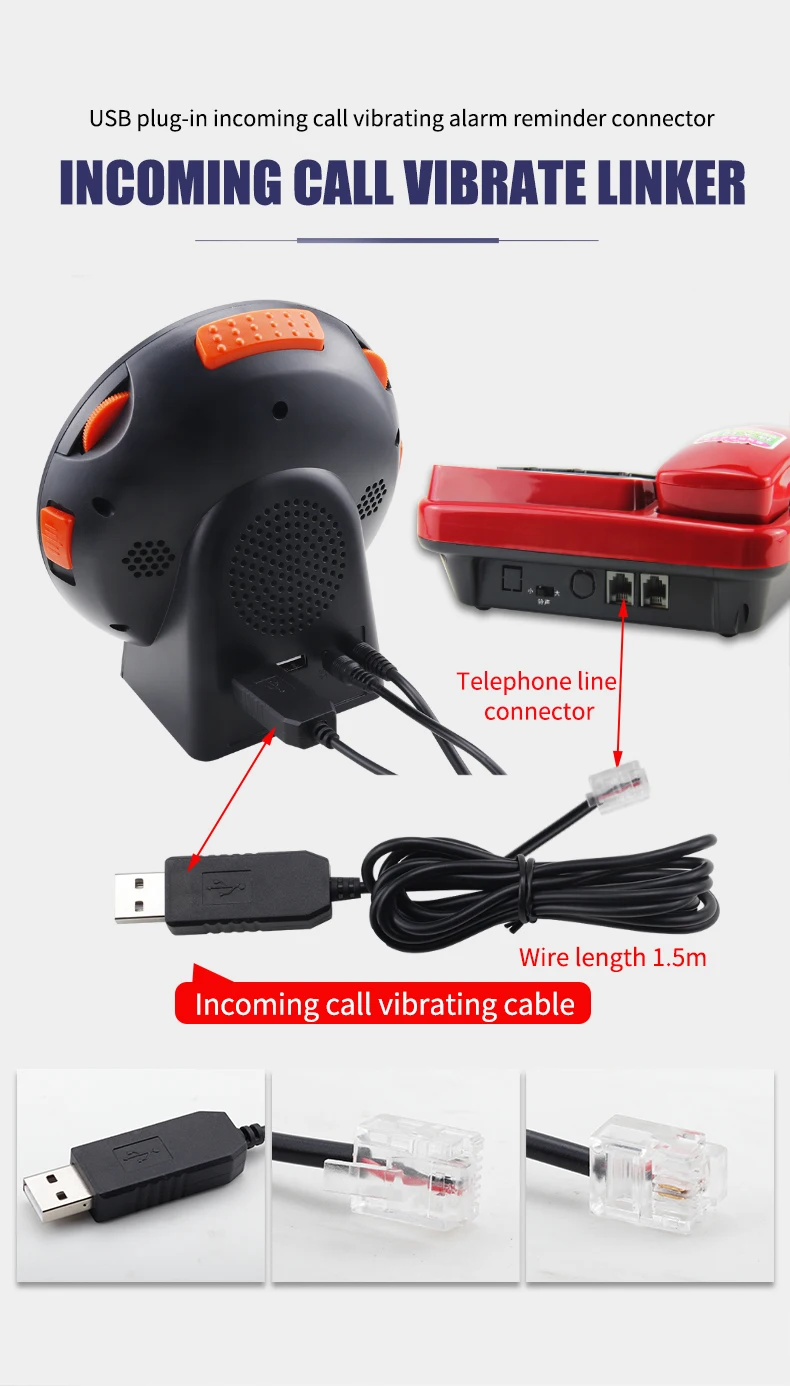 Newest products extra loud shaker incoming call reminder vibrator