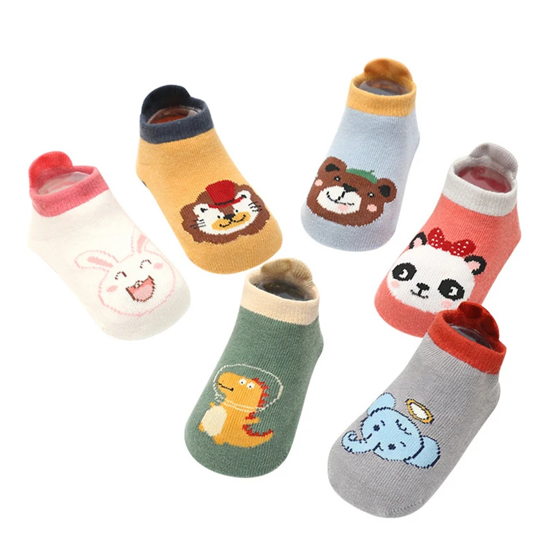 Cute Cartoon Baby Socks - Anti Slip, Soft Soled & Fashionable