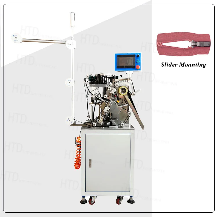 Fully Automatic Plastic Zipper Slider Mounting Machine