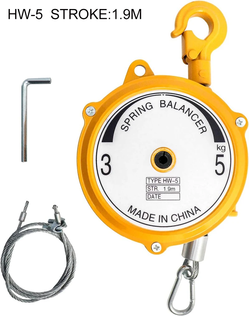 Spring Load Balancer - 30kg to 120kg Capacity - 2.5M Stroke