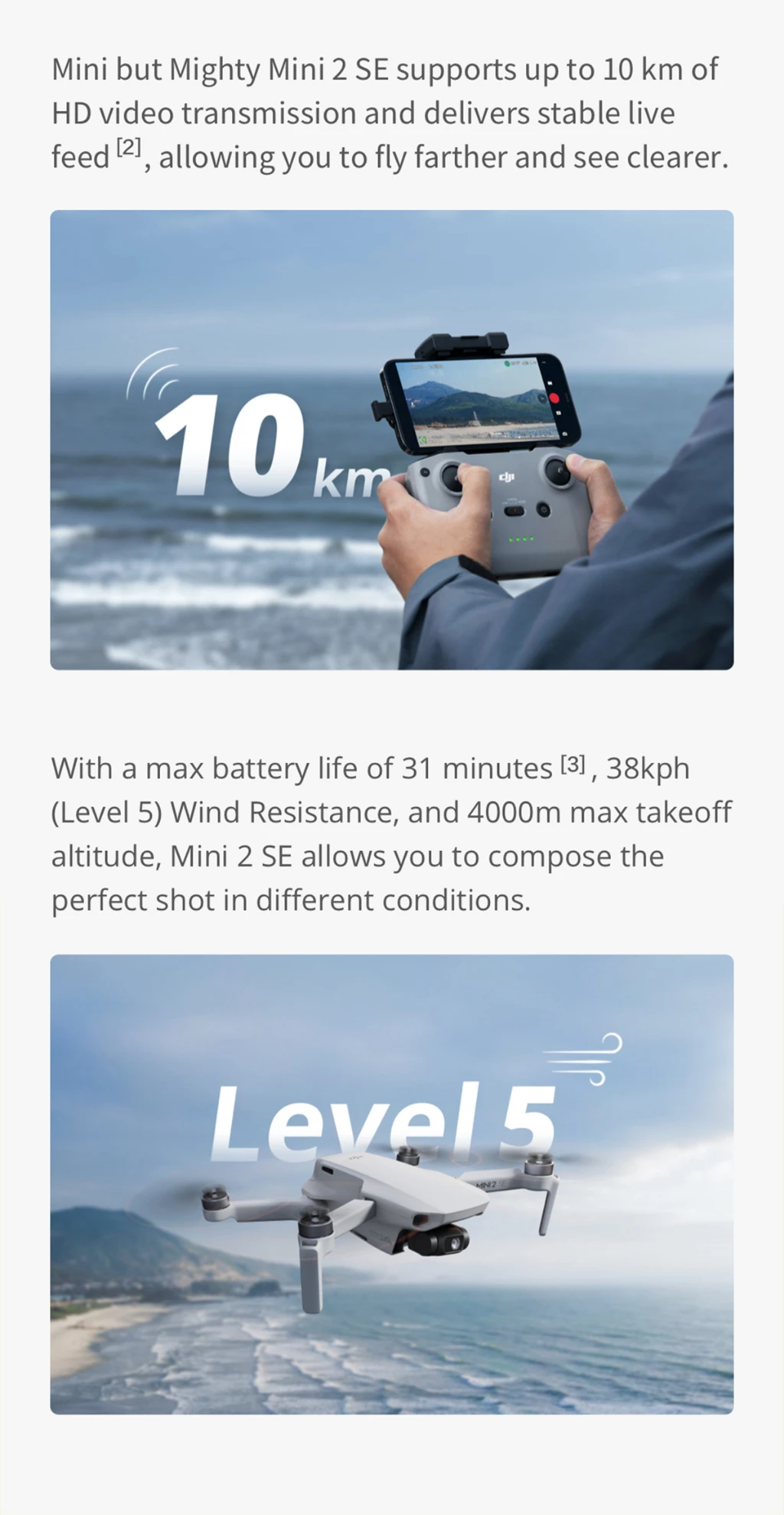 Dji Mini 2 Se - Camera Drones | Under 249g | 10km Video Transmission ...