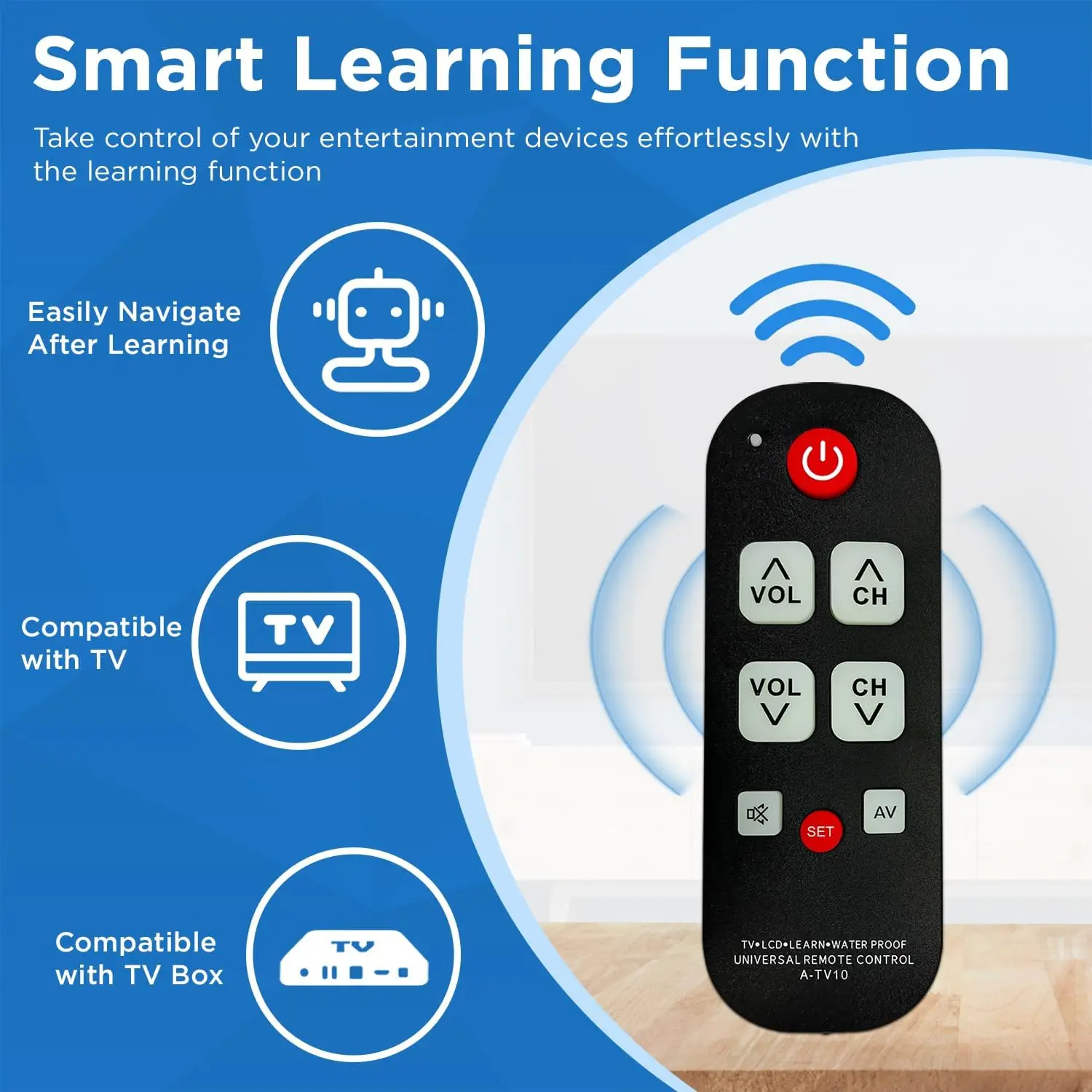 Large-Button Senior Remote: Easy, Learnable. for TVs/Boxes. Dementia ...