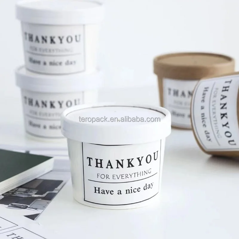 Disposable Wholesale Eco Friendly Yogurt Food Container Custom Printed ...