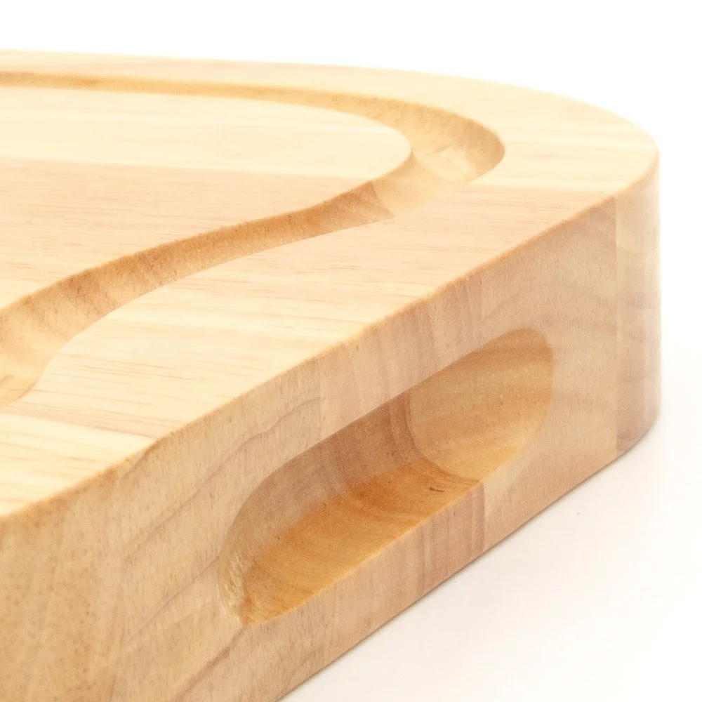 Multi Function Wooden Chopping Blocks Charcuterie Pizza Cheese Serving ...