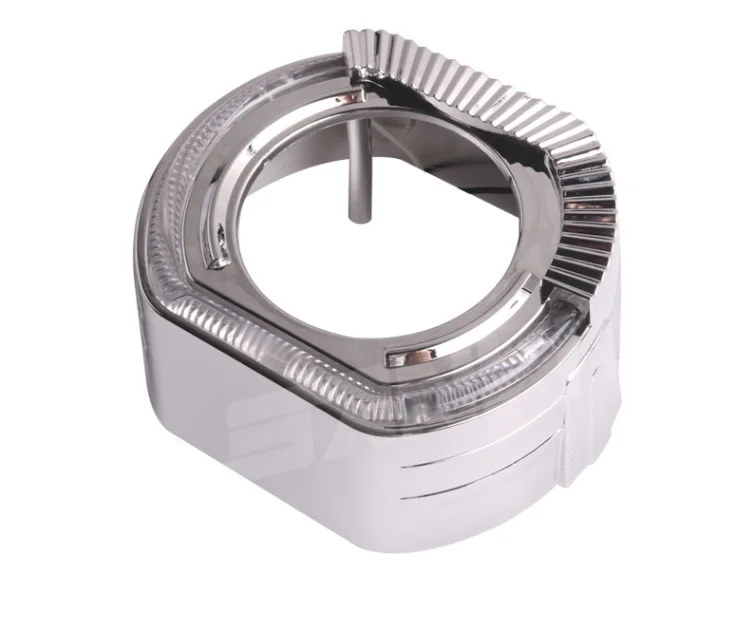 New 12V 6000K 3-inch LED Dual-Light Lens Decorative Cover Car ...