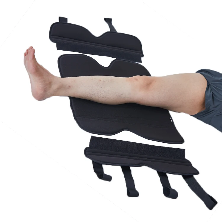 Best Price Full Leg Support Brace,Aluminum Alloy Straight Knee 3-panel Knee Immobilizer Splint ...