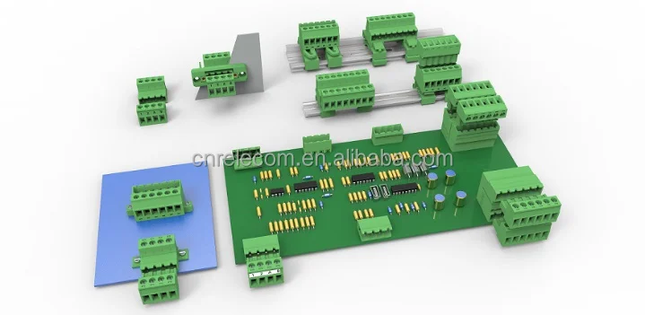Pcb Screw Connector Double Row Pcb Screw Terminal Block 3.5/3.81mm ...