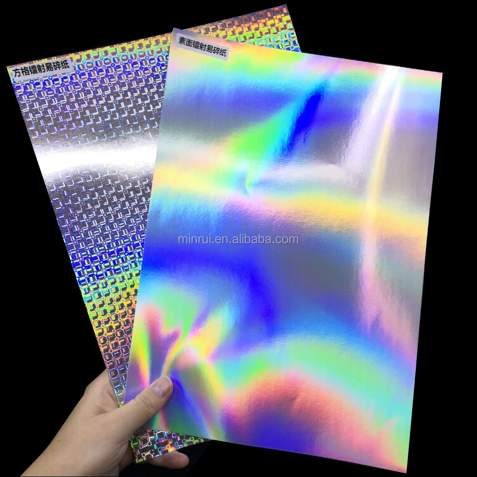 Hologram ultra Destructible Vinyl Sticker Paper Security Sticker Paper ...