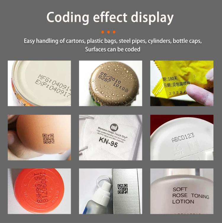 T1 2024 Mini Smart Barcode Expiry Date Coding Machine Handheld Thermal ...