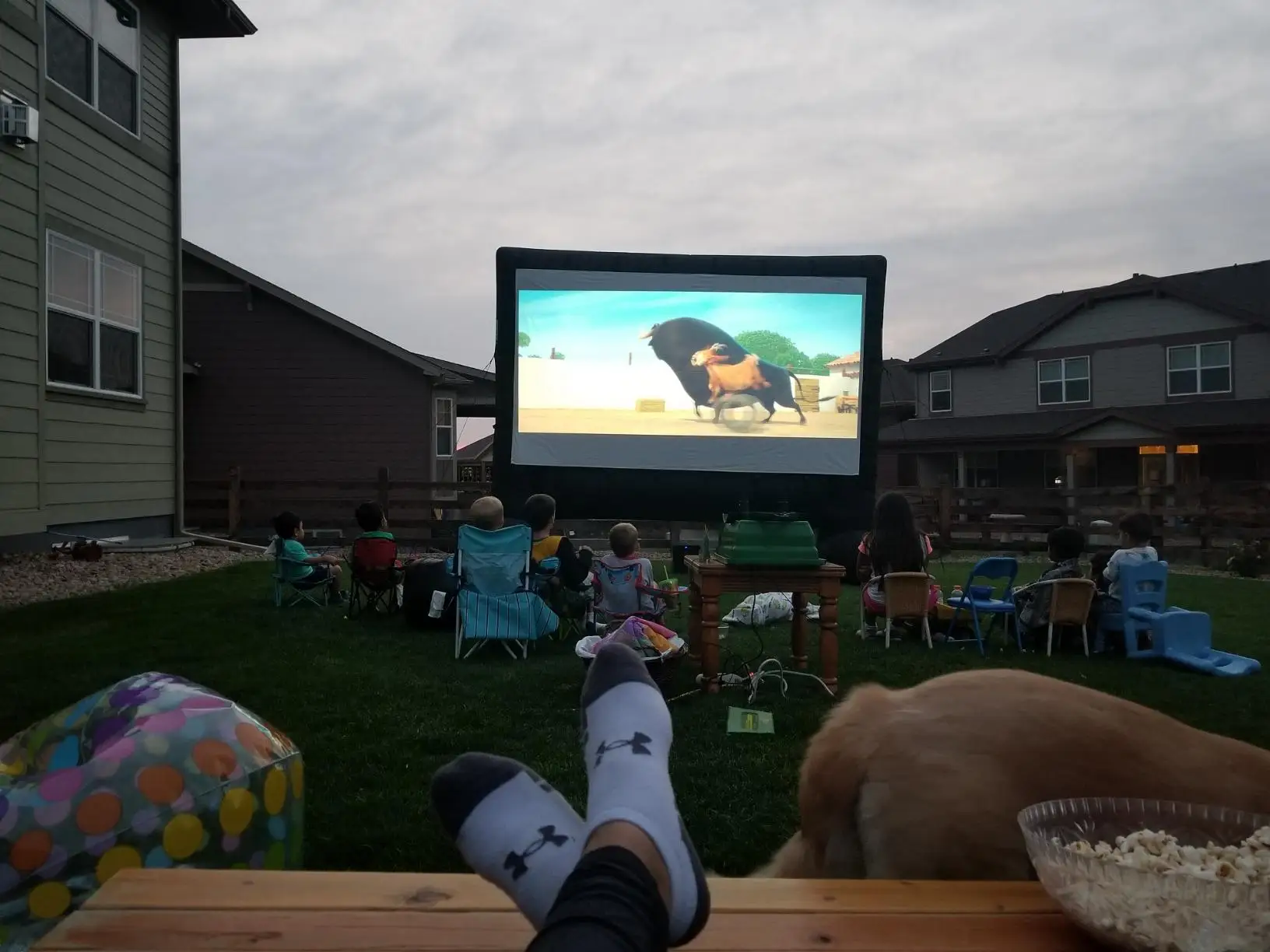 Customized Foldable Inflatable Movie Screen for Outdoor Advertising