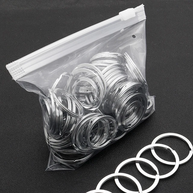 Customized Color & Surface Titanium Side Pushing Key Rings Keychain ...