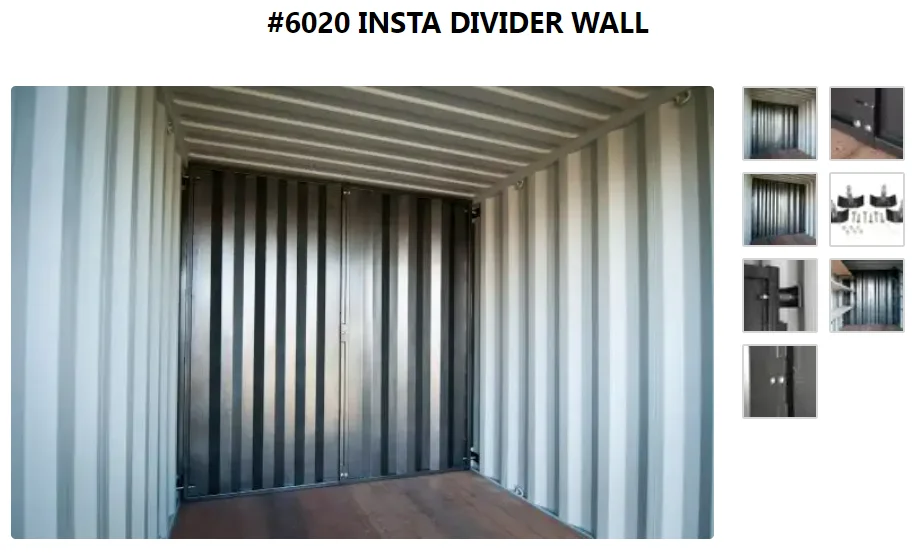 New 20HQ Shipping Container - Dry, White, 28cbm Capacity