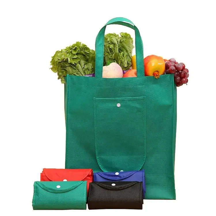 Wholesale Custom Logo Printed Eco Advertising Tote Button Recycle Eco ...