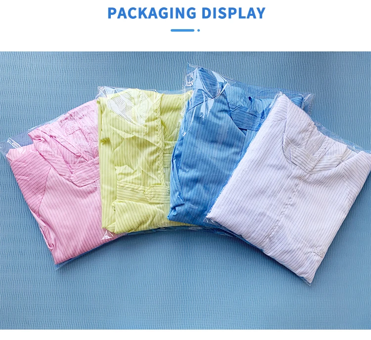 Polyester Labcoat Esd Safety Clothing Cleanroom Antistatic Coat Anti ...