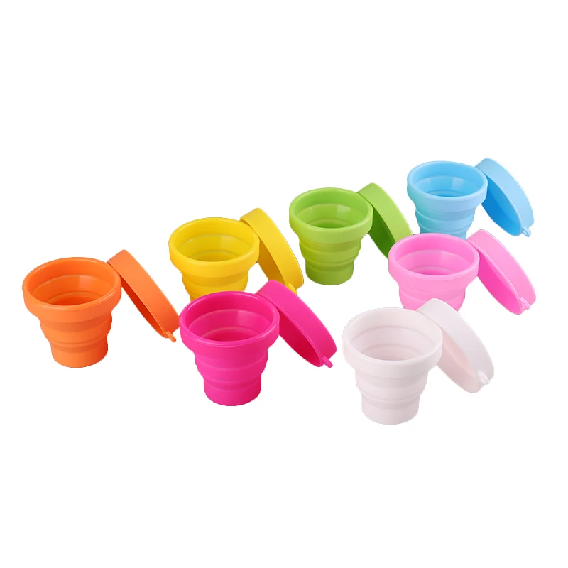 Eco Friendly Portable Reusable Folding Silicone Collapsible Drinking ...