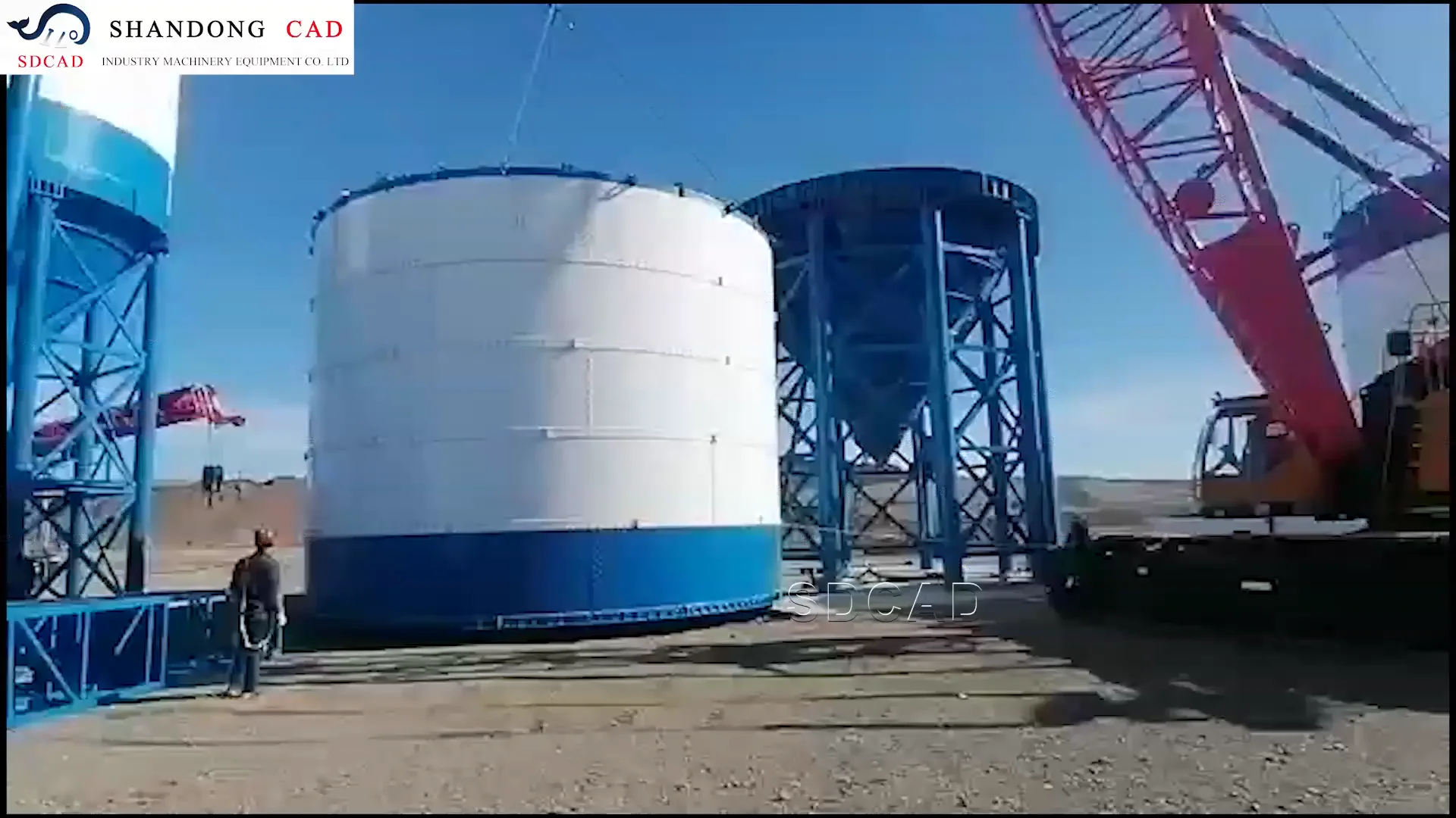 Sdcad Special Customization Bulk Storage Silo 50 Tons Cement Silo From ...