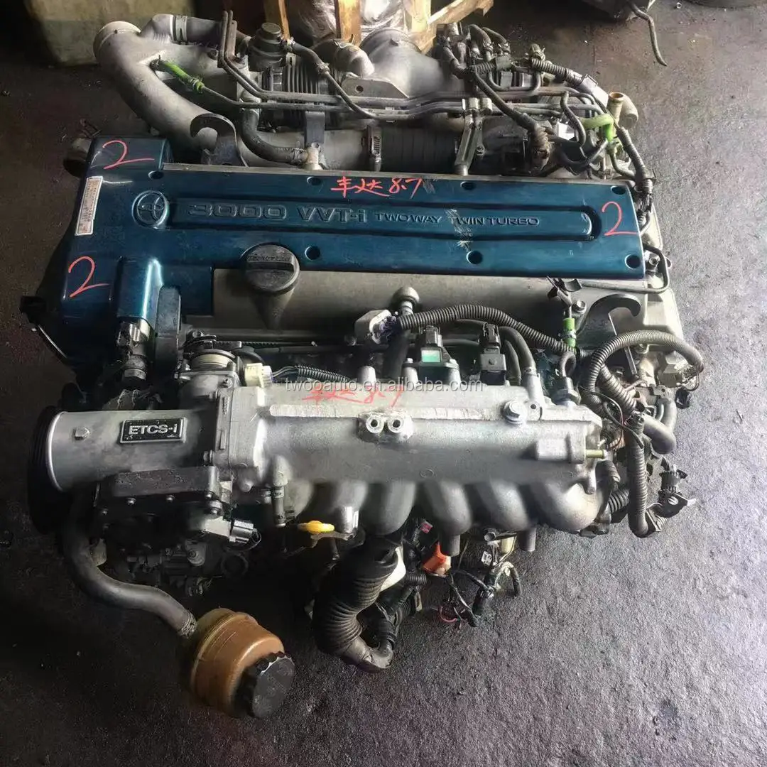 Toyota 2JZ-GTE VVTi Twin Turbo V6 Engine with V161 6-Speed Transmission ...