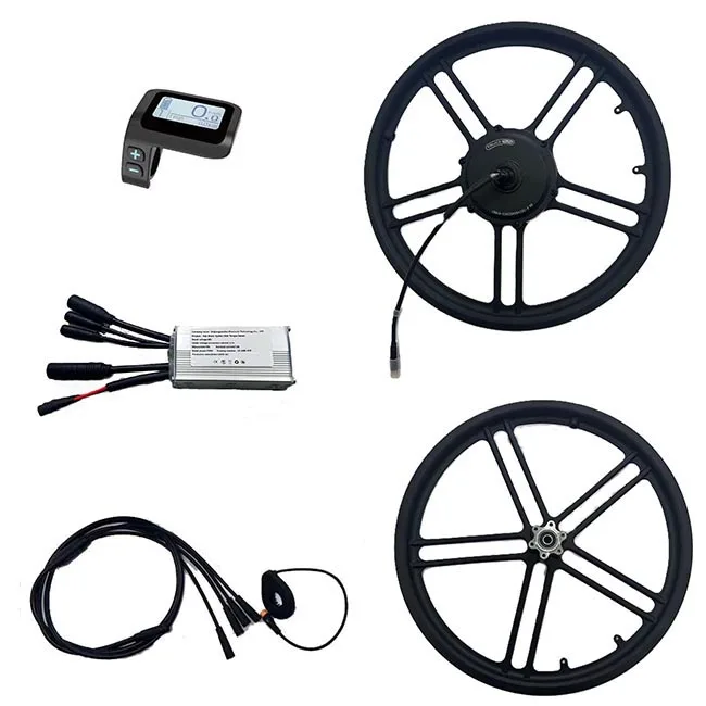 Electric Bicycle Kit 350/500w Ebike Conversion Hub Motor Brushless Gear ...