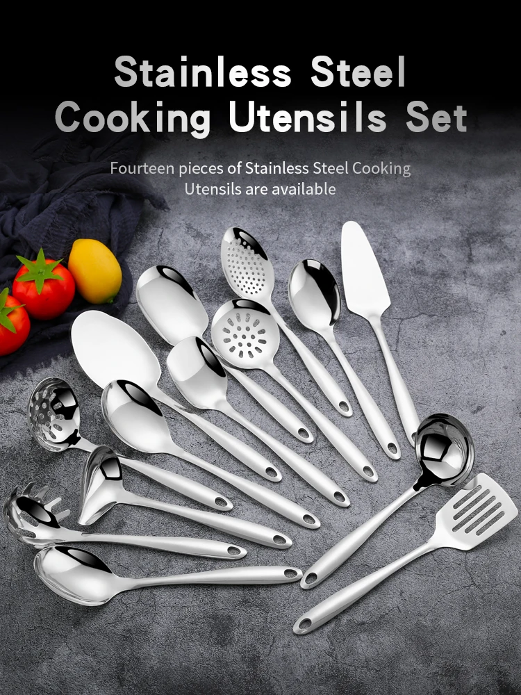 Stainless Steel Serving Tools in Cooking - Durable & Stylish