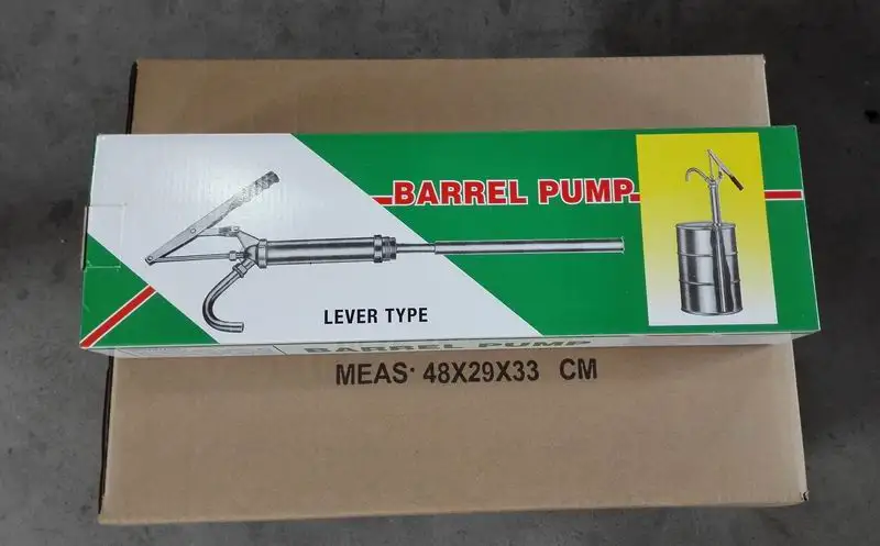 Diesel Lever Barrel Pump Hand Action Oil Fluids Water Transfer 55 ...