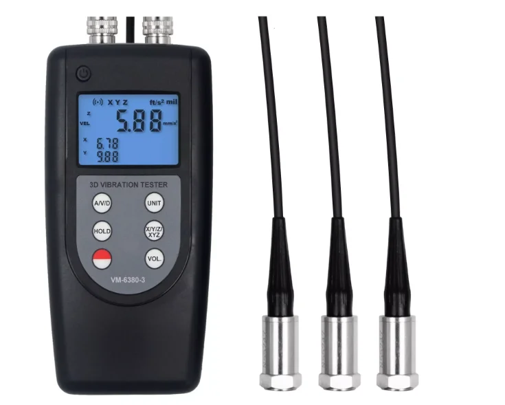 High-quality Tri-channel Vibration Meter Vibration Measuring Instrument ...