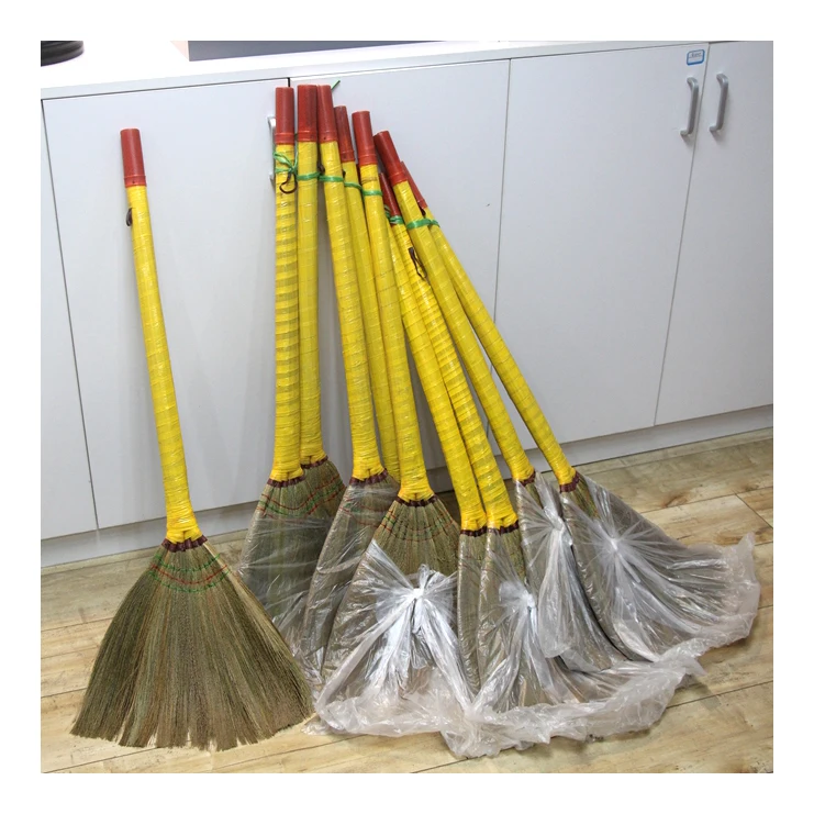 Home Cleaning Tools High Quality Custom Grass Broom Myanmar Burma Grass ...