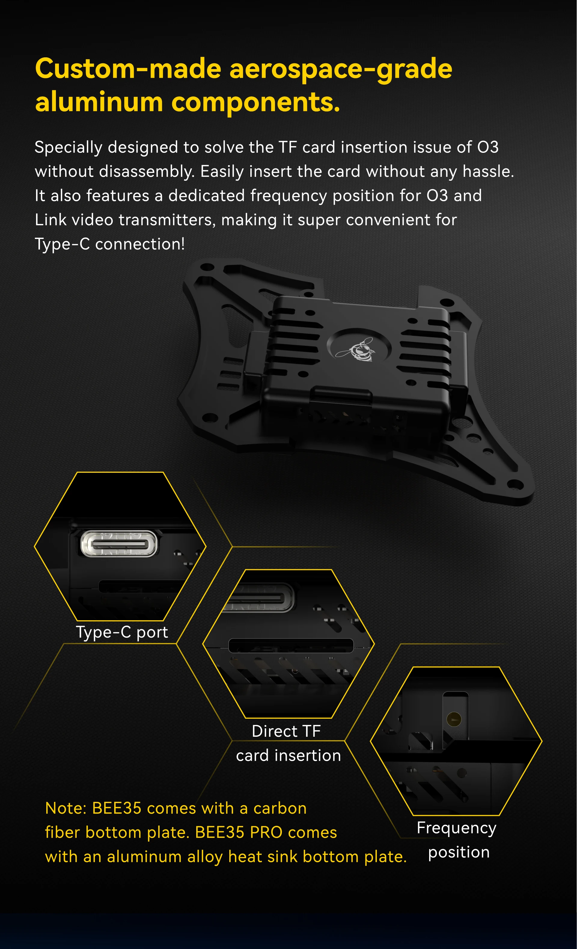 SpeedyBee Bee35 / Bee35 Pro 3.5 Inch Frame Kit Duct Whoop RC FPV Racing ...