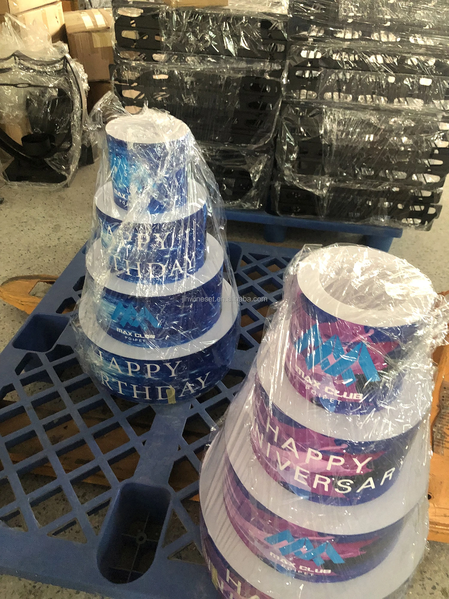 Club Birthday Cake Rack Nightclub Birthday Party Wedding Four-layer VIP ...