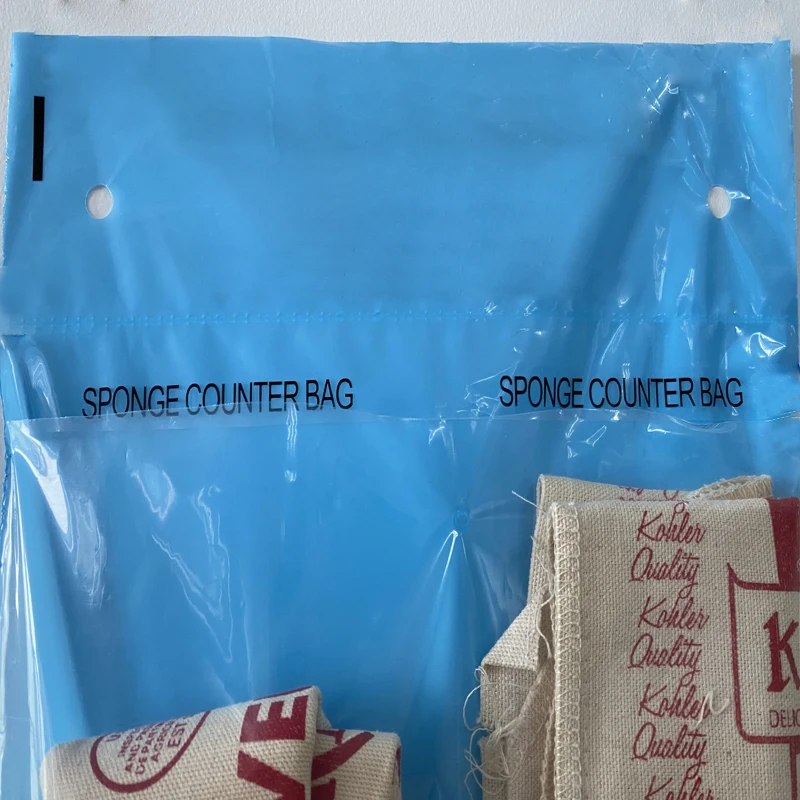 Sponge Counter Bag With Five Compartments And Hanger Hole For Hospital ...