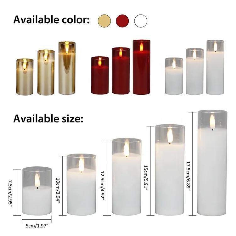 Flameless LED Candles - Perfect for Christmas Decorations