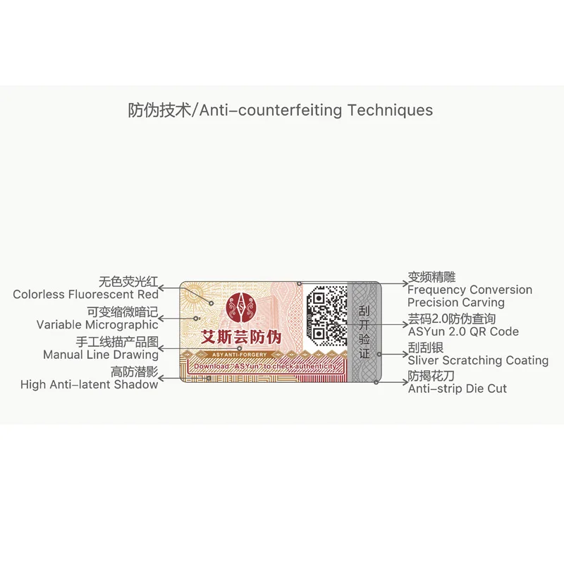 Shenzhen Custom Serial Number Verification Anti-counterfeit Labels Qr Code Scratch Off Sticker ...
