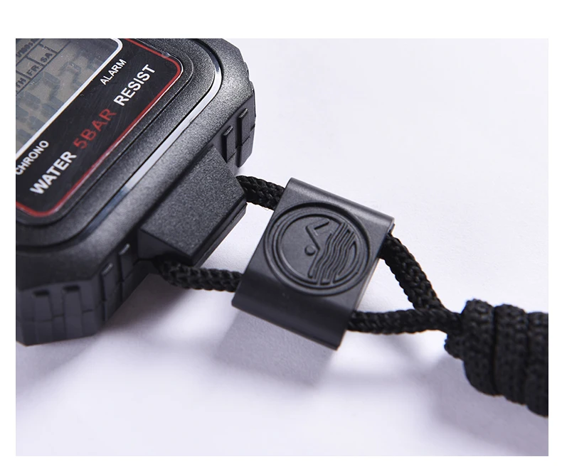 Three Row 10 Track 100 Track Memory Waterproof Electronic Stopwatch Timer Track Training Running ...